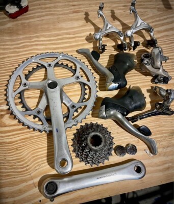 9-Speed Shimano 600 / 105 Vintage Groupset for Road Bike - Used | eBay