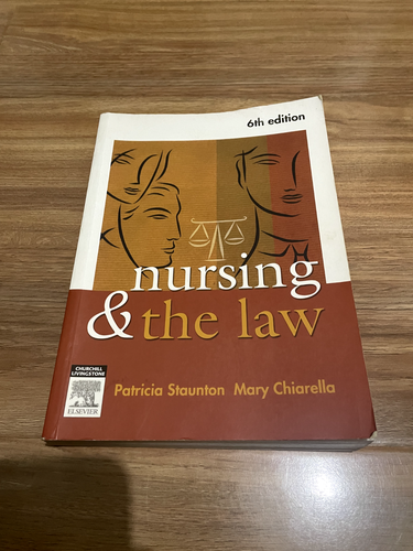 Nursing and the Law by Patricia Staunton, Mary Chiarella (Paperback ...