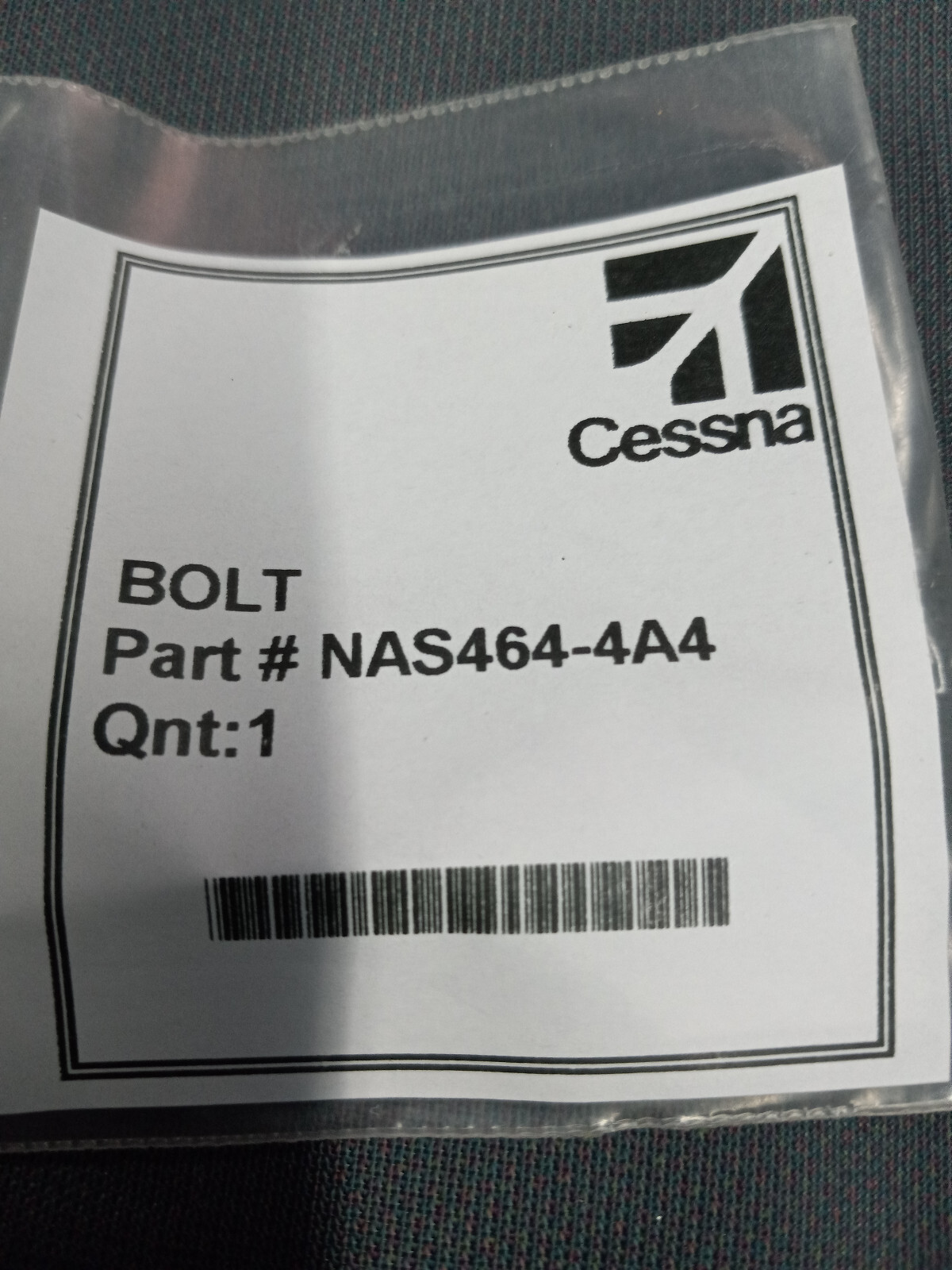 Cessna Part No. NAS464-4A4 Bolt for sale online | eBay