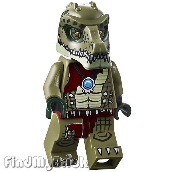 CM102 Lego Legends of Chima Crocodile Tribe - Crawley Minifigure 70001 ...