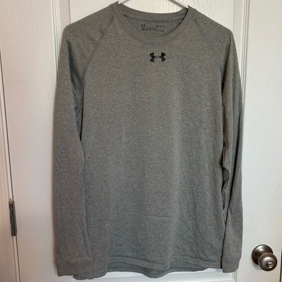 Men’s Under Armor Long Sleeve Loose Fit Tee Size Medium #350 Grey ...