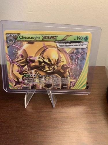 Pokemon Card TCG - Chesnaught BREAK - Breakthrough - 12/162 - Full Art ...