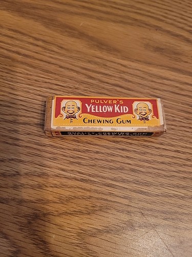 PULVER'S CHEWING GUM YELLOW KID CANDY STORE UNOPENED PACK CHEWING GUM ...