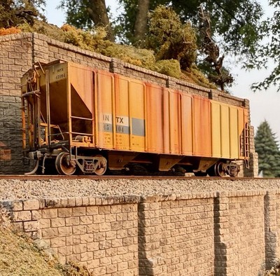 TANGENT HO Scale PS 4000 Covered Hopper MILW Patch INTX NIB Weathered ...