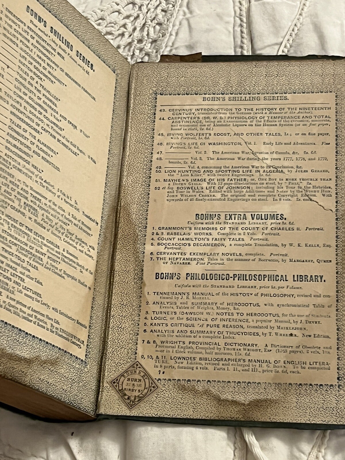 Religion Neander’s History of Christian Dogmas 1858 Hardback Book ...