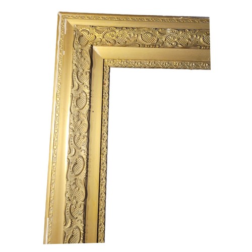 Antique Gold Gesso Frame Victorian Aesthetic Movement Gilt Flowers Fits ...