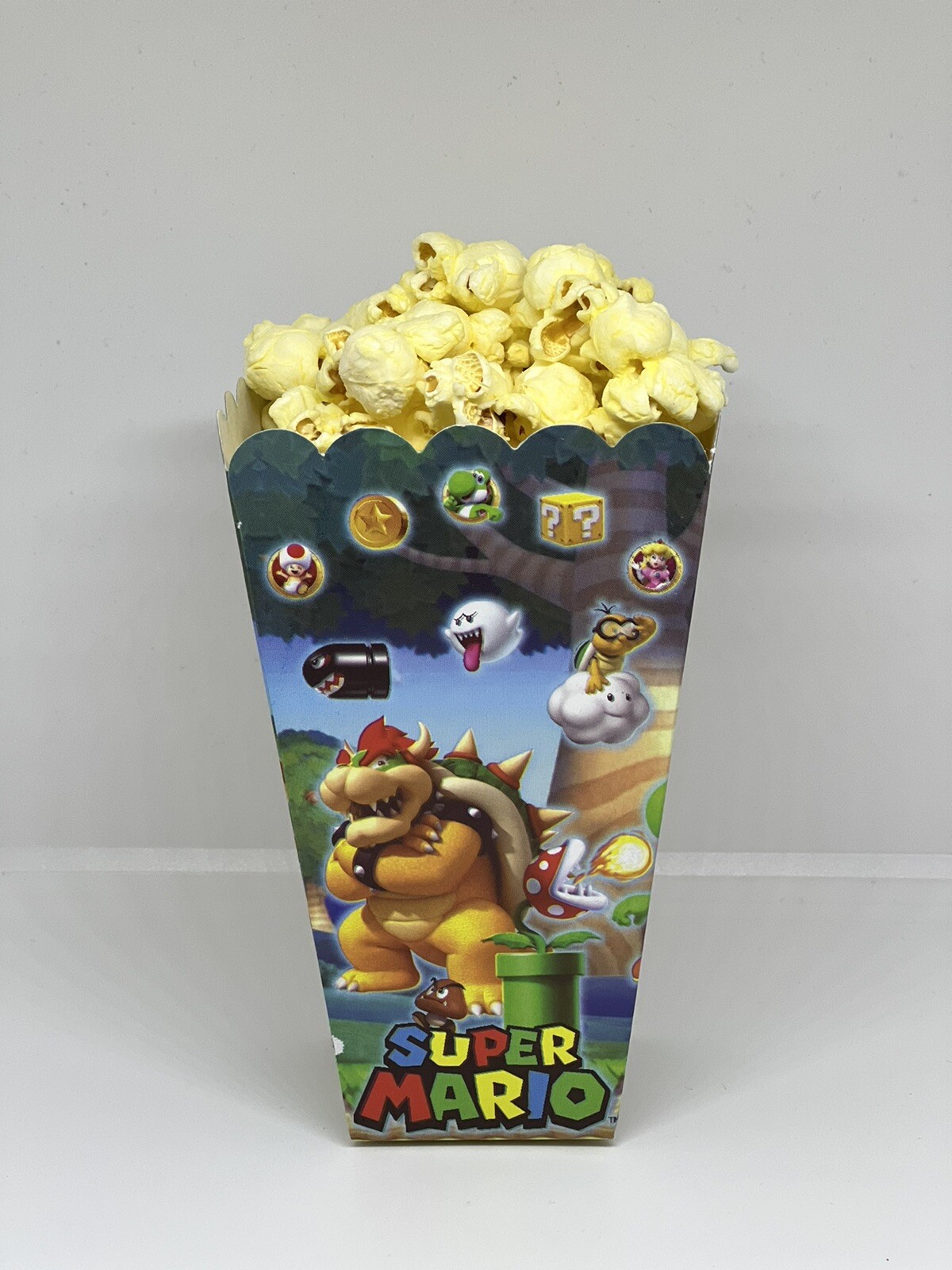 10 ct. Pack - Mario Popcorn Boxes / Paq. con 10 Cajas de Mario | eBay