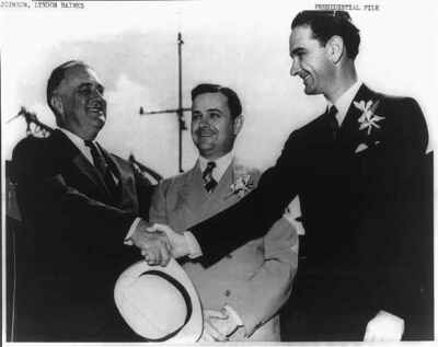 Photo:Lyndon Baines Johnson,1908-73,Franklin D Roosevelt | eBay