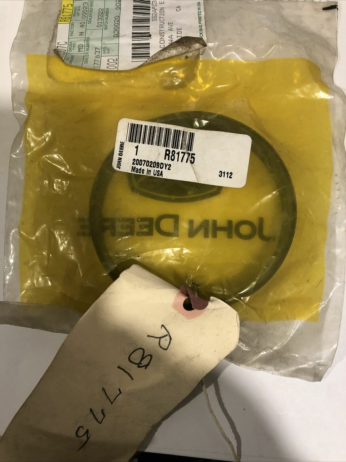 John Deere Original OEM Cylinder parts H152203 H152794 AH146561 ...