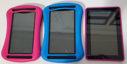 TRIO Stealth G2, Ematic 7 Tablets Lot of 3 PARTS ONLY Needs Repair Read ...