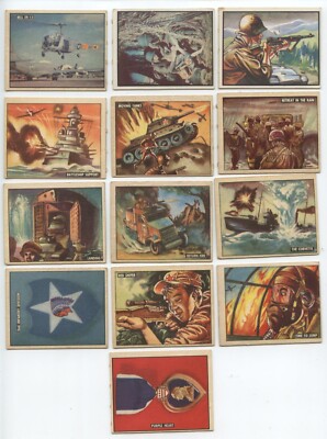 1950 Topps Freedom's War (R709) 13 Card Lot (Fair-EX) Condition Trading ...