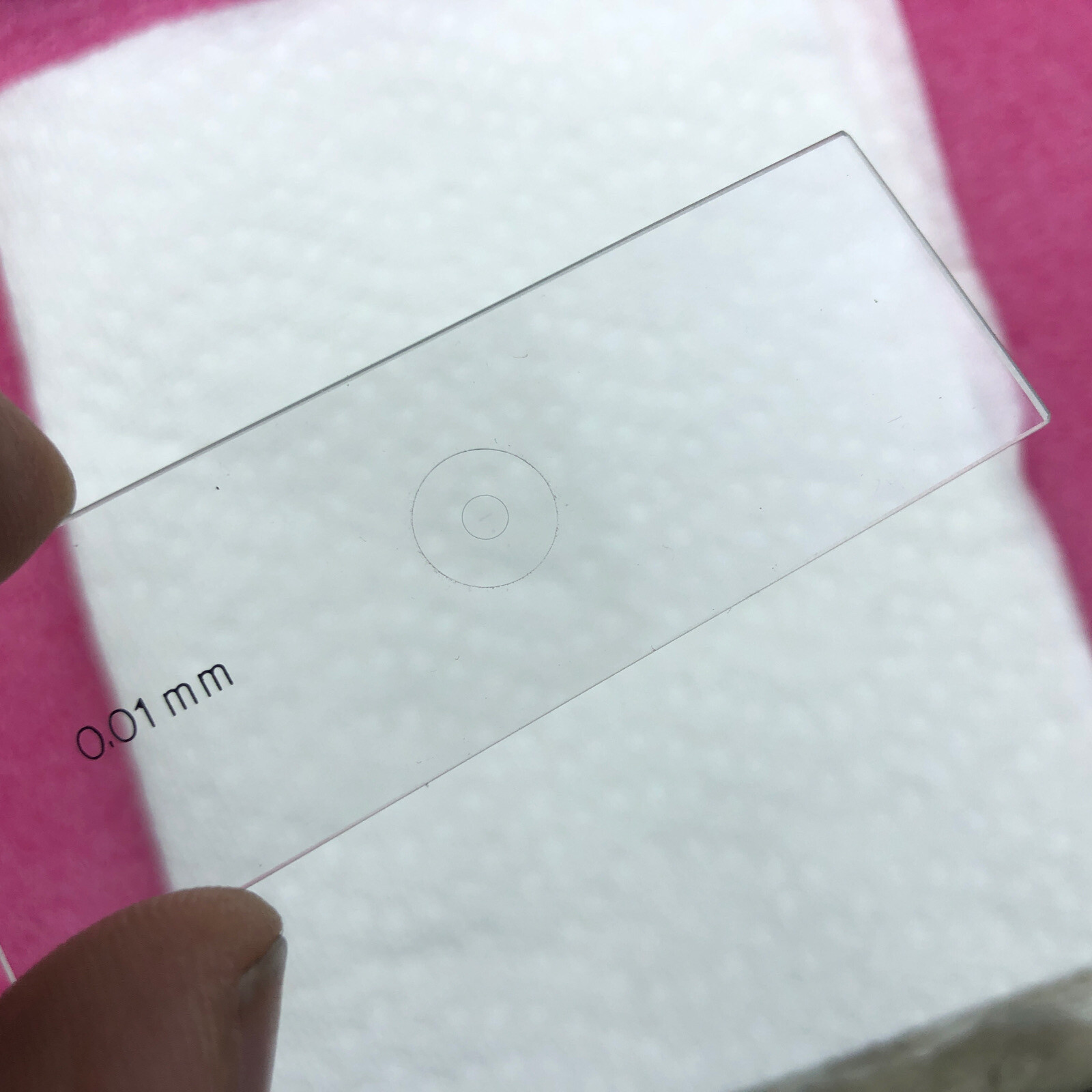 OB-M-1%2F100+Microscope+Stage+Objective+Micrometer+Calibration+Slide ...