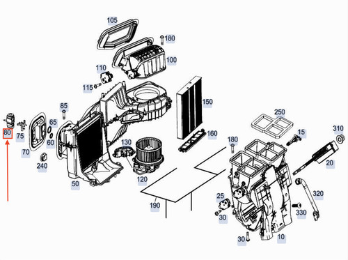 MERCEDES-BENZ A W177 AIR CONDITIONER EXPANSION VALVE A2478307800 NO ...