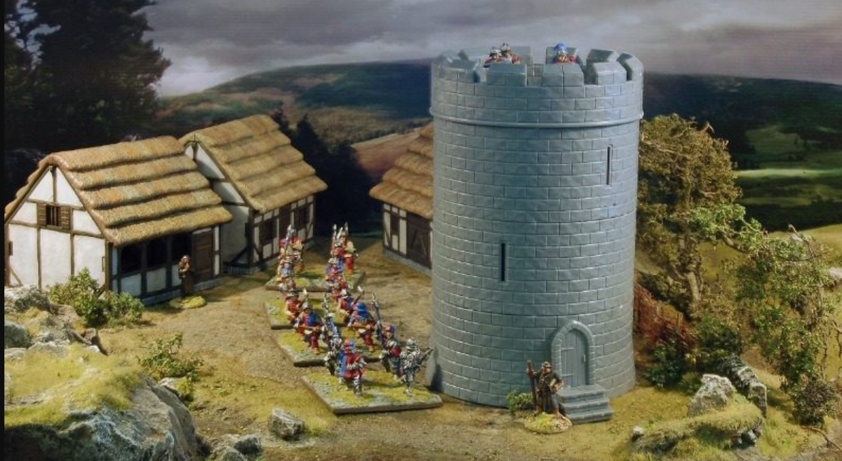 Medieval Castle Round Tower
