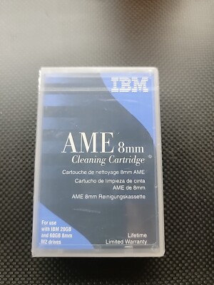 IBM AME 8mm Mammoth Cleaning Tape Cartridge - 35L1409 M2 Drive Mammoth ...