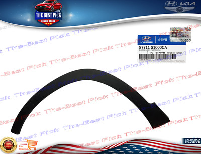 ⭐GENUINE⭐ FRONT Fender Wheel Molding LEFT 19-20 Hyundai Santa Fe ...