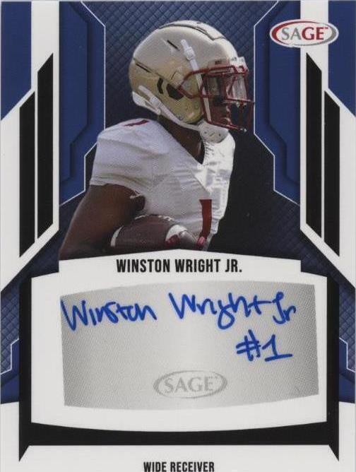 2024 SAGE HIT Low Series - Autographs Winston Wright Jr. #A-WWJ (AU, RC ...