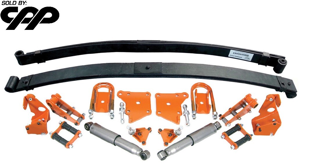 1942-48 Ford Deluxe TCI Parabolic Rear Leaf Spring Conversion Lowering ...