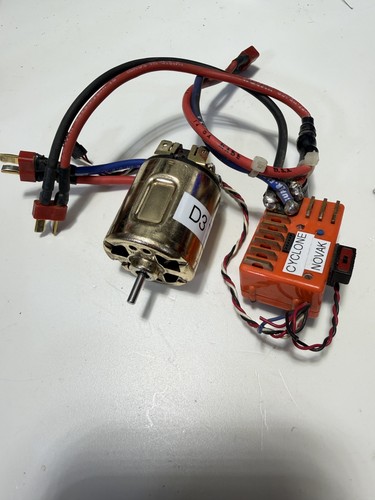 RC VINTAGE NOVAK CYCLONE ESC AND TRINITY 3D BRUSHED MOTOR LOSI TRAXXAS ...