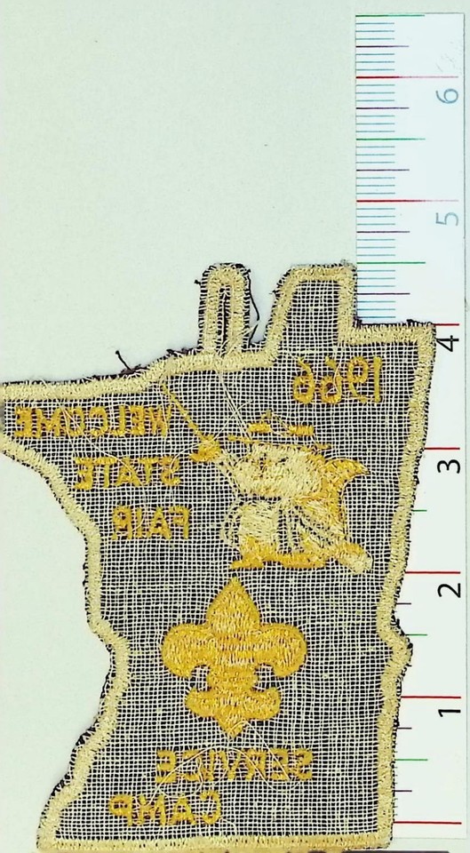 1966 Boy Scout Event Patch Welcome State Fair Service Camp | eBay