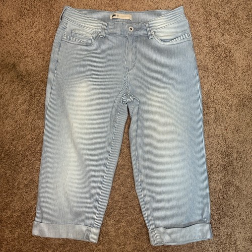 Women’s Levi’s Size 8 Railroad Pants Capris Lagenlook Beachy Costal ...