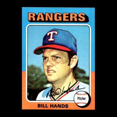 Bill Hands 1975 Topps Texas Rangers #412 GM R305 | eBay