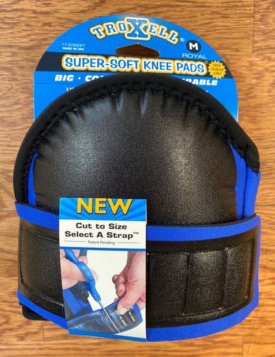 Troxell Royal Blue SuperSoft Regular Flooring Kneepads | eBay