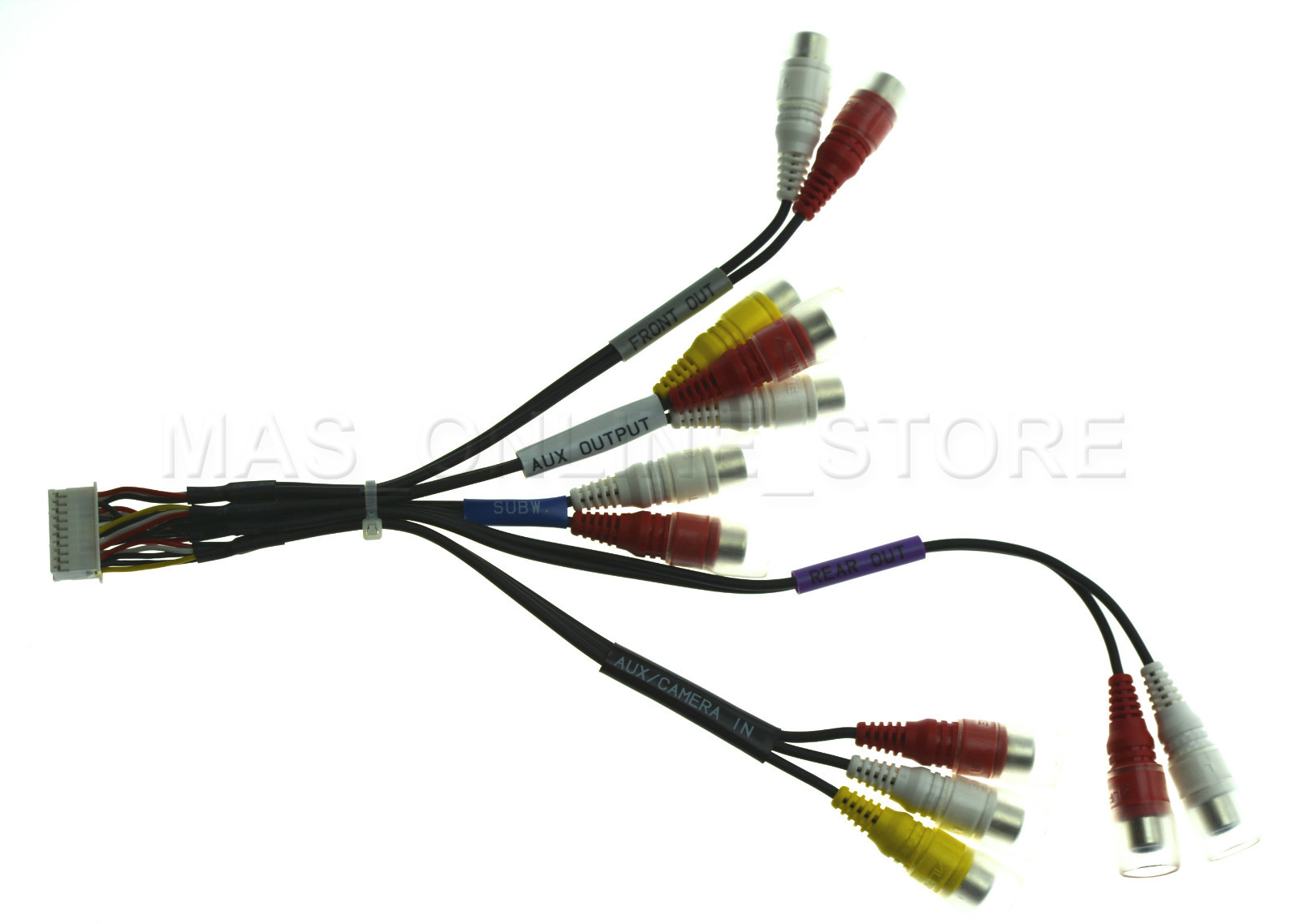 ALPINE IVA-D106 IVAD106 GENUINE PREOUT A/V INPUT W/ SUB RCA CABLE ...