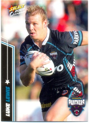 2007 Select NRL Champions Common Card 128 Luke Lewis - Penrith Panthers ...