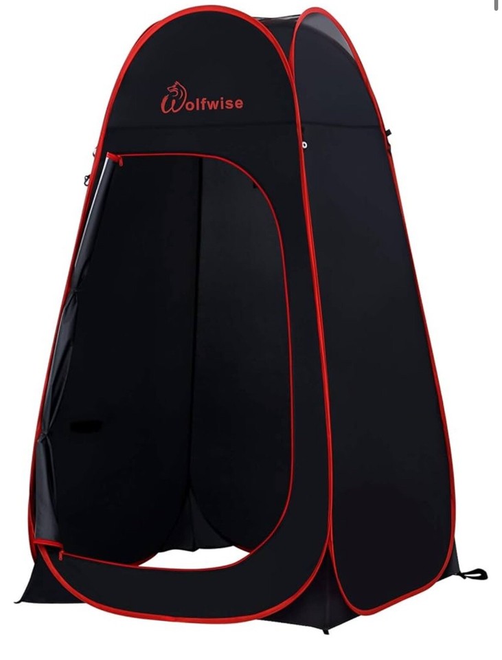 WolfWise Portable Pop Up Privacy Shower Tent Changing Room for Camping ...