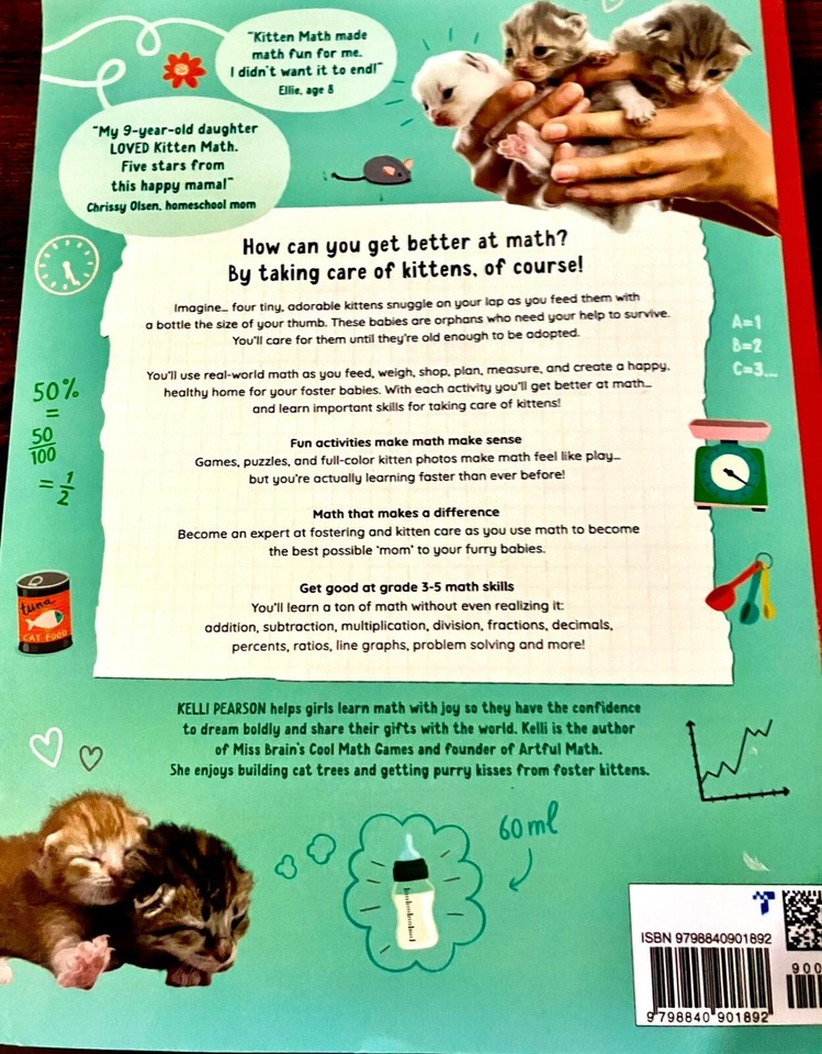 Kitten Math: The World's Most Adorable Math Project - Pearson, Kelli ...