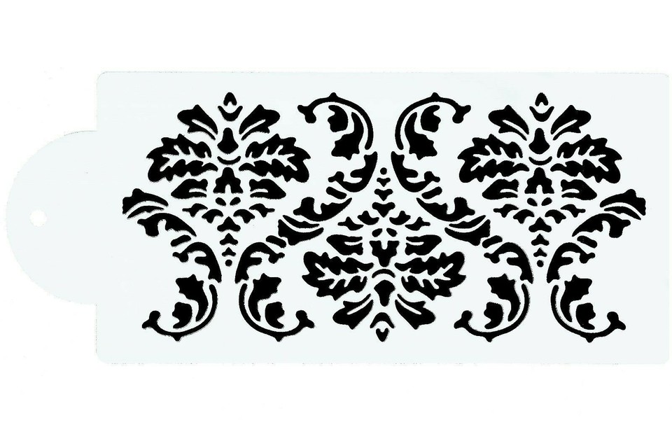 6 Piece Cake decorating Airbrush Icing Frosting Fondant Elegant Lace ...