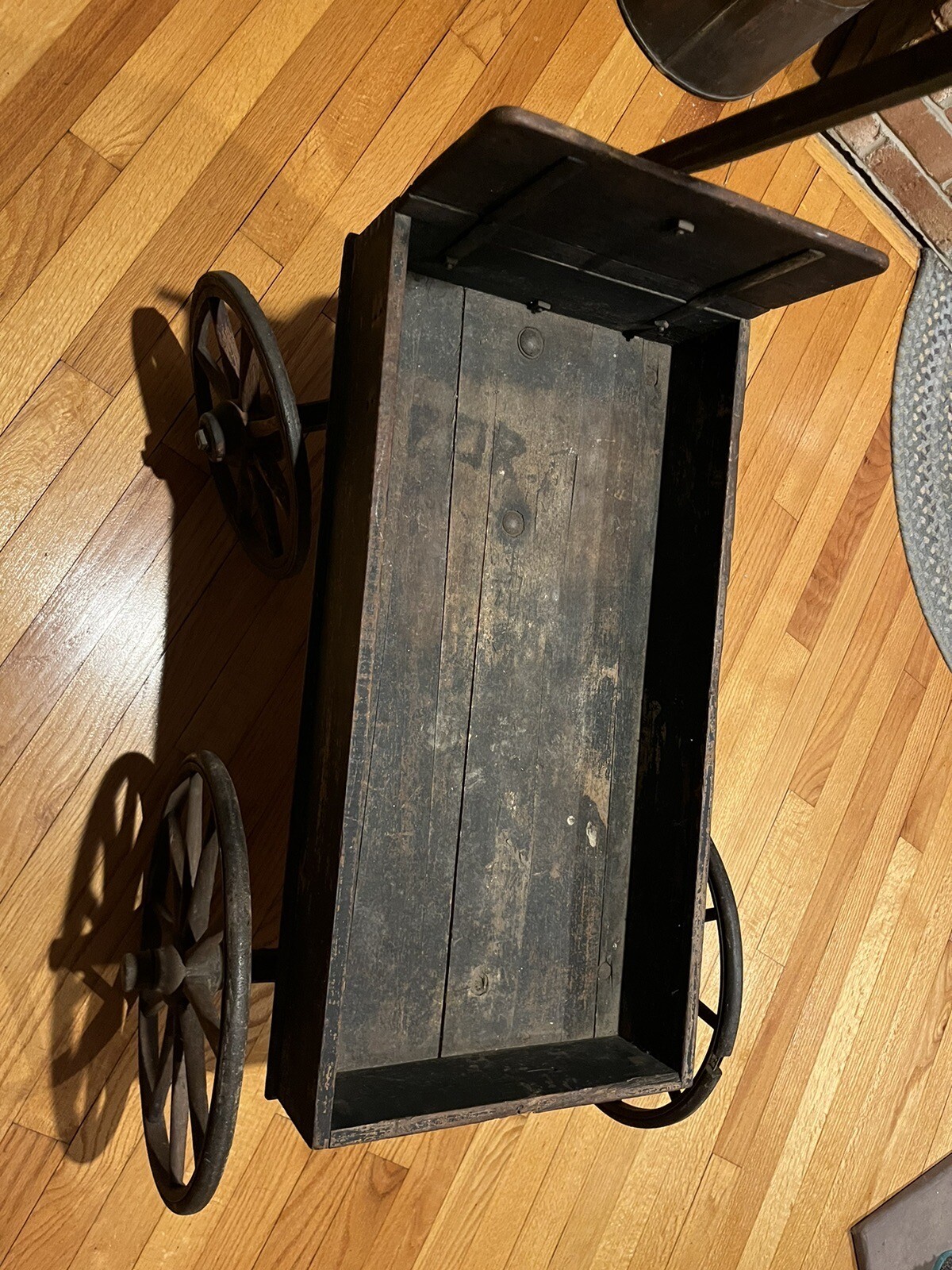 Antique small child wagon cart original | eBay
