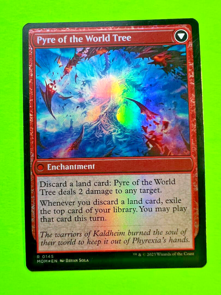 MTG March of the Machine - Invasion of Kaldheim / Pyre of the World ...