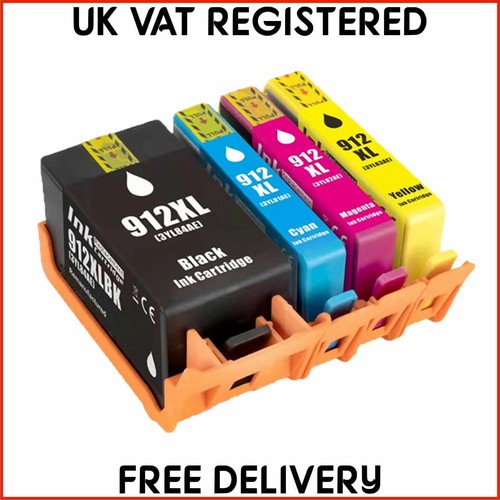 912XL Ink Cartridges for HP OfficeJet 8013 8015 8015e 8017 (LOT) non ...