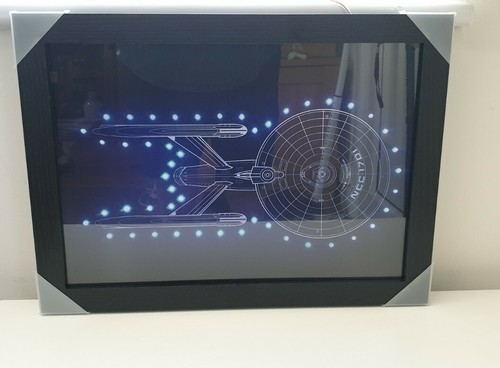 Star Trek A3 poster uss enterprise ncc1701 shields up in brand new ...