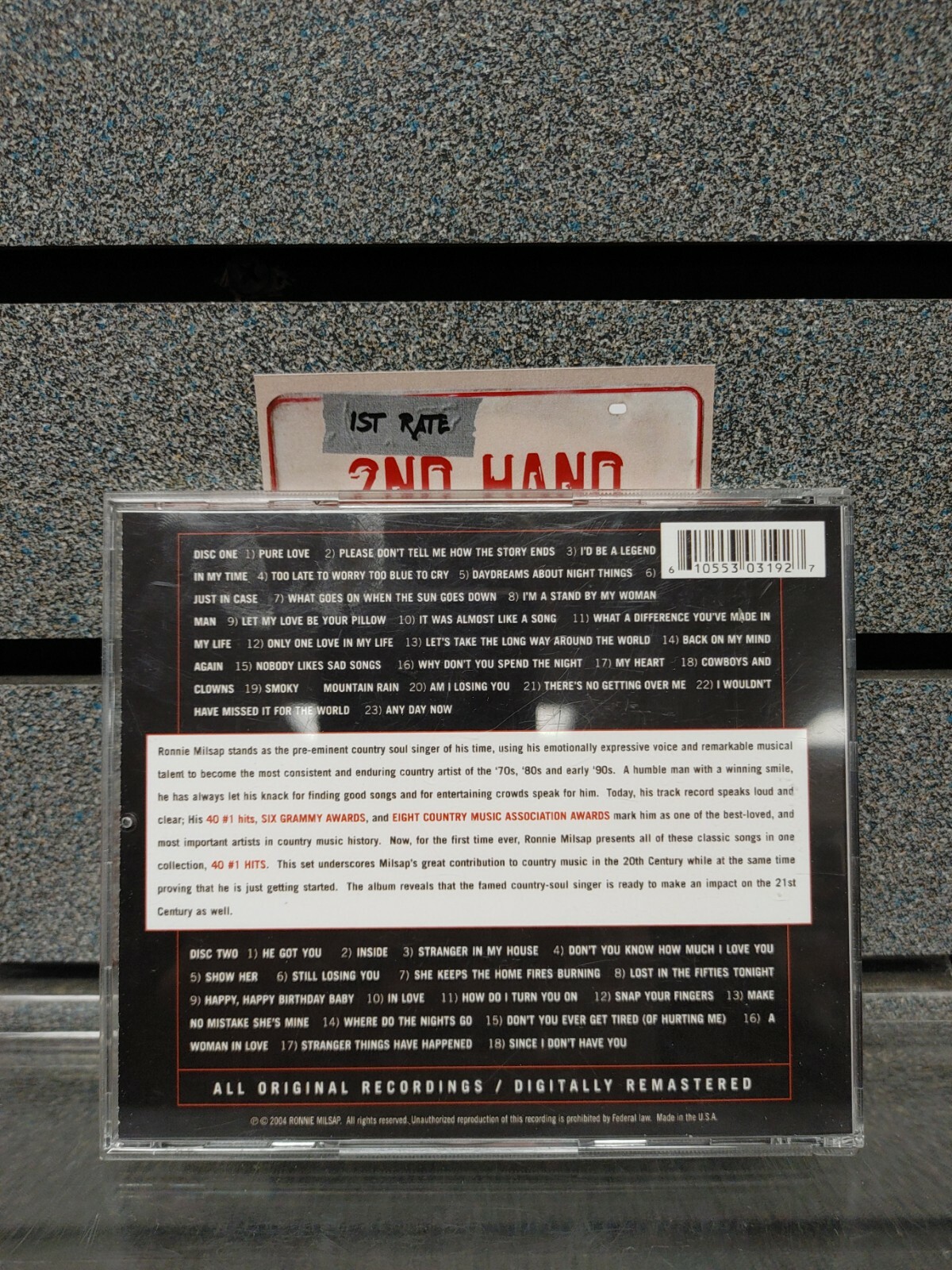 Ronnie Milsap 40 #1 Hits | CD | Pre-Owned | Ships Fast | eBay