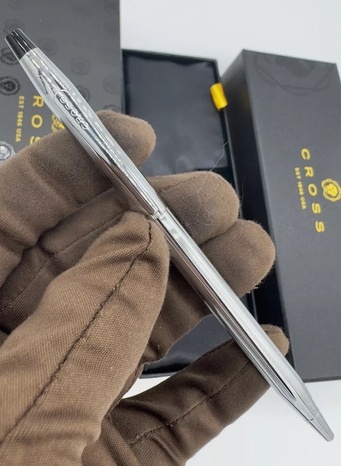 Cross Classic Century Lustrous Chrome Ballpoint Pen, Model Number: 3502 ...