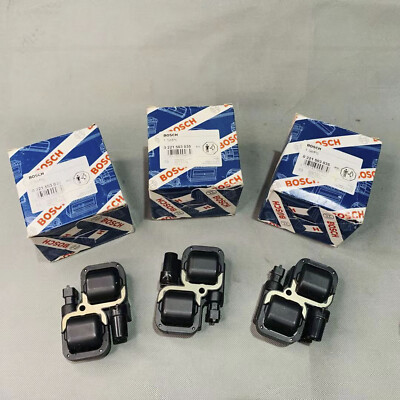3PCS BOSCH Ignition Coil Pack 0221503035 For Mercedes-Benz C CL CLK ML ...
