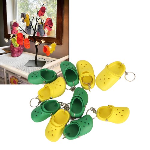Mini Slipper Keychain Pendant Cute Keychain Keyring 10 For Pieces Shoes ...