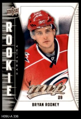 2009 Upper Deck MVP #336 Bryan Rodney Hurricanes RC 8 - NM/MT | eBay