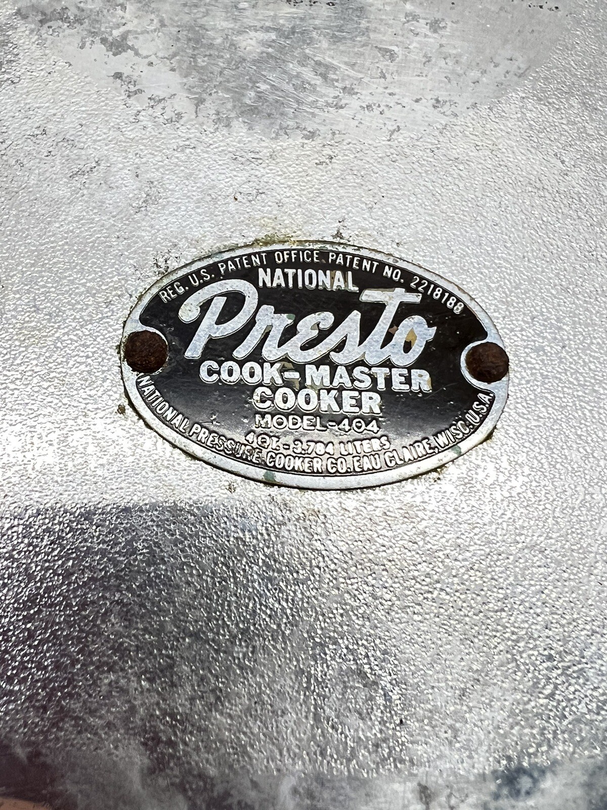 Vintage National Presto Cook Master Cooker Model 404 4 Quarts With ...