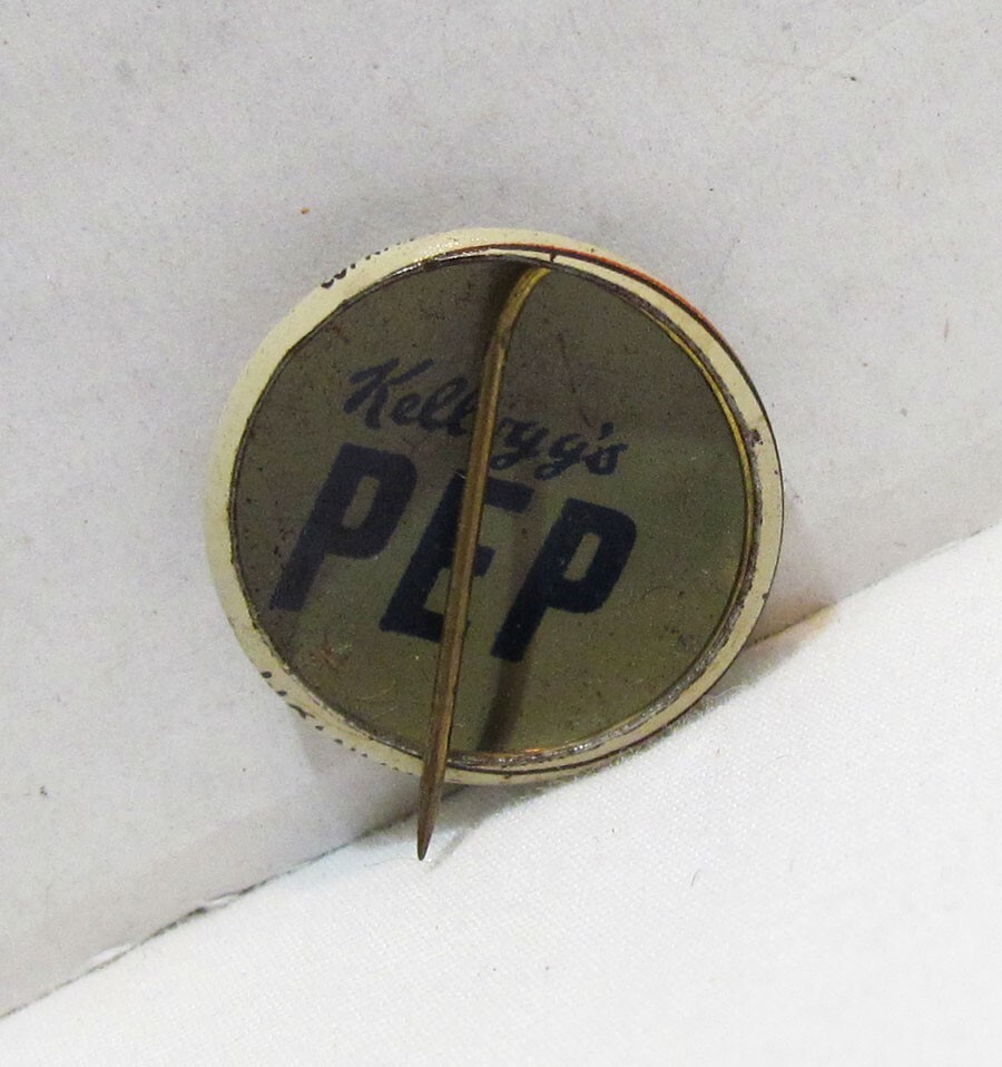 THE PHANTOM 1940's KELLOGG'S PEP PIN CEREAL PREMIUM PINBACK BUTTON LEE ...