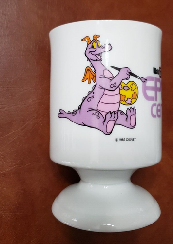 Disney Epcot Center Figment Cup Mug Japan Purple Dragon 1982 HTF | eBay