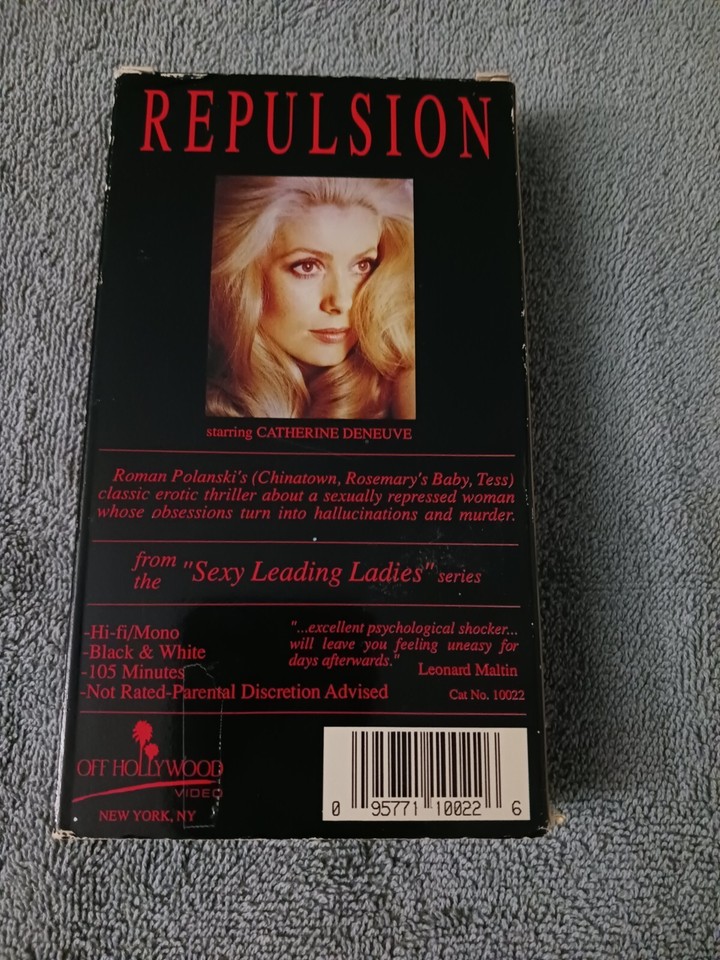 Repulsion (1965) Studio Entertainment / Off Hollywood VHS *RARE* Roman ...