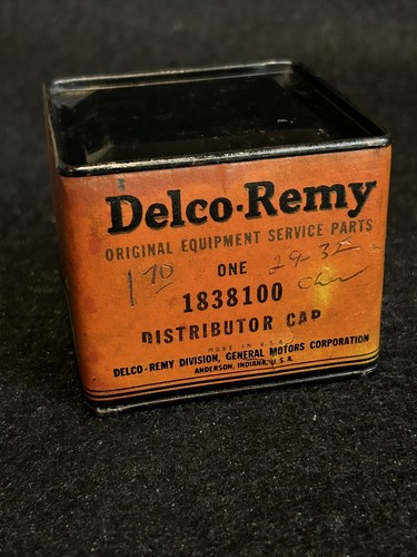 Delco Remy 1838100 Distributor Cap 29-32 Chevy Vintage B2 | eBay