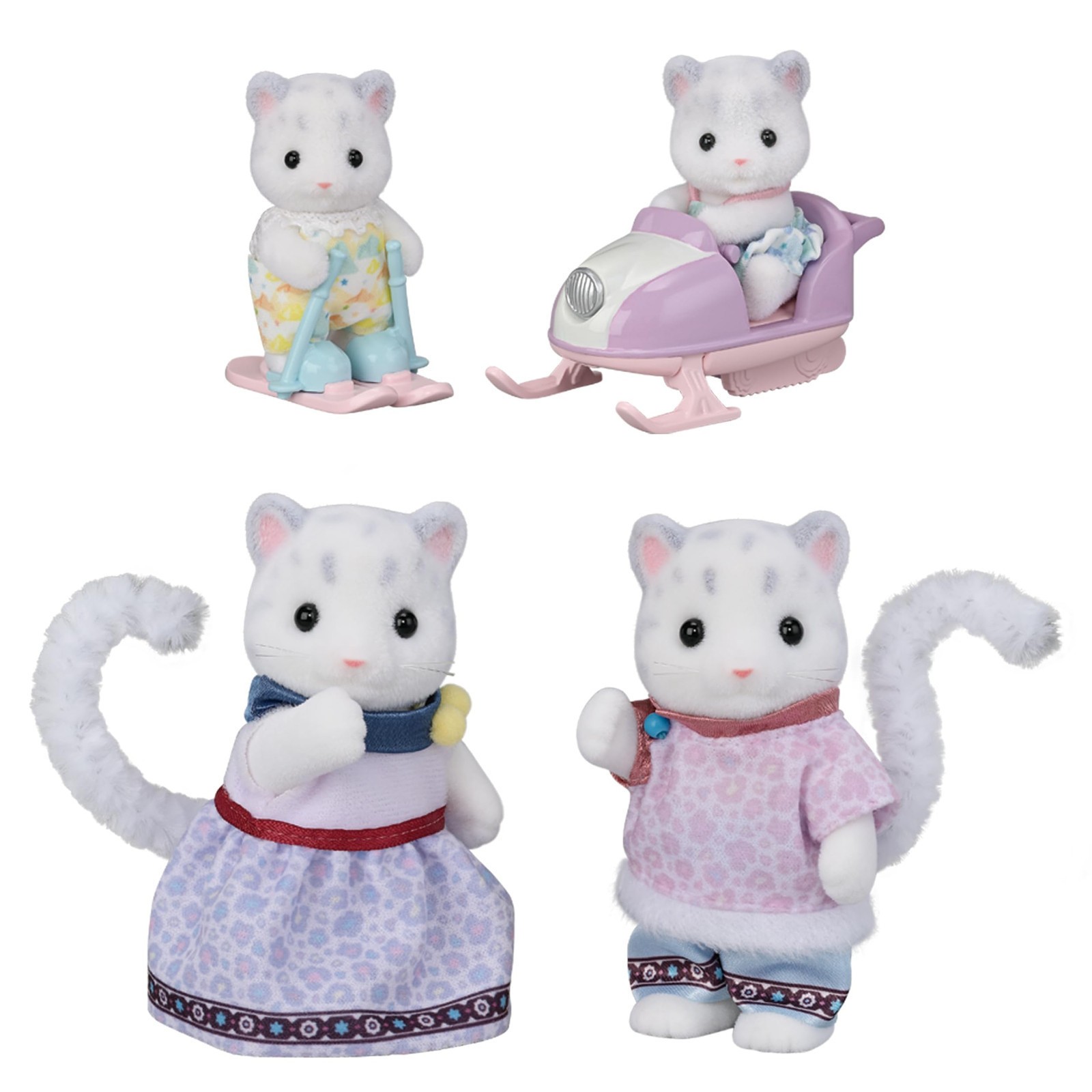 Sylvanian Families EPOCH FS-55 Snow Leopard Family Calico Critters | eBay