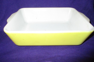 Vintage Pyrex Sunny Yellow Casserole/Refrigerator Dish #503 ~ 1940s ...