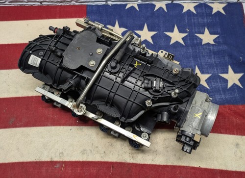 2006-2009 NBS Trailblazer SS TBSS LS2 Complete Intake Manifold Throttle ...