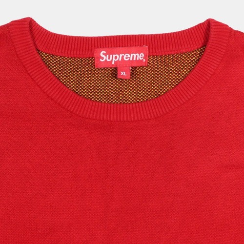Supreme Pullover Jumper / Size XL / Mens / Red / Cotton | eBay
